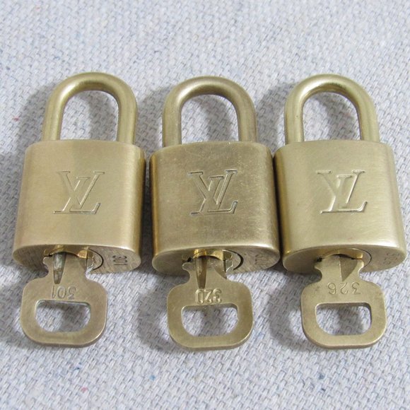 Louis Vuitton | Jewelry | Authentic Louis Vuitton Padlock And Key Set ...